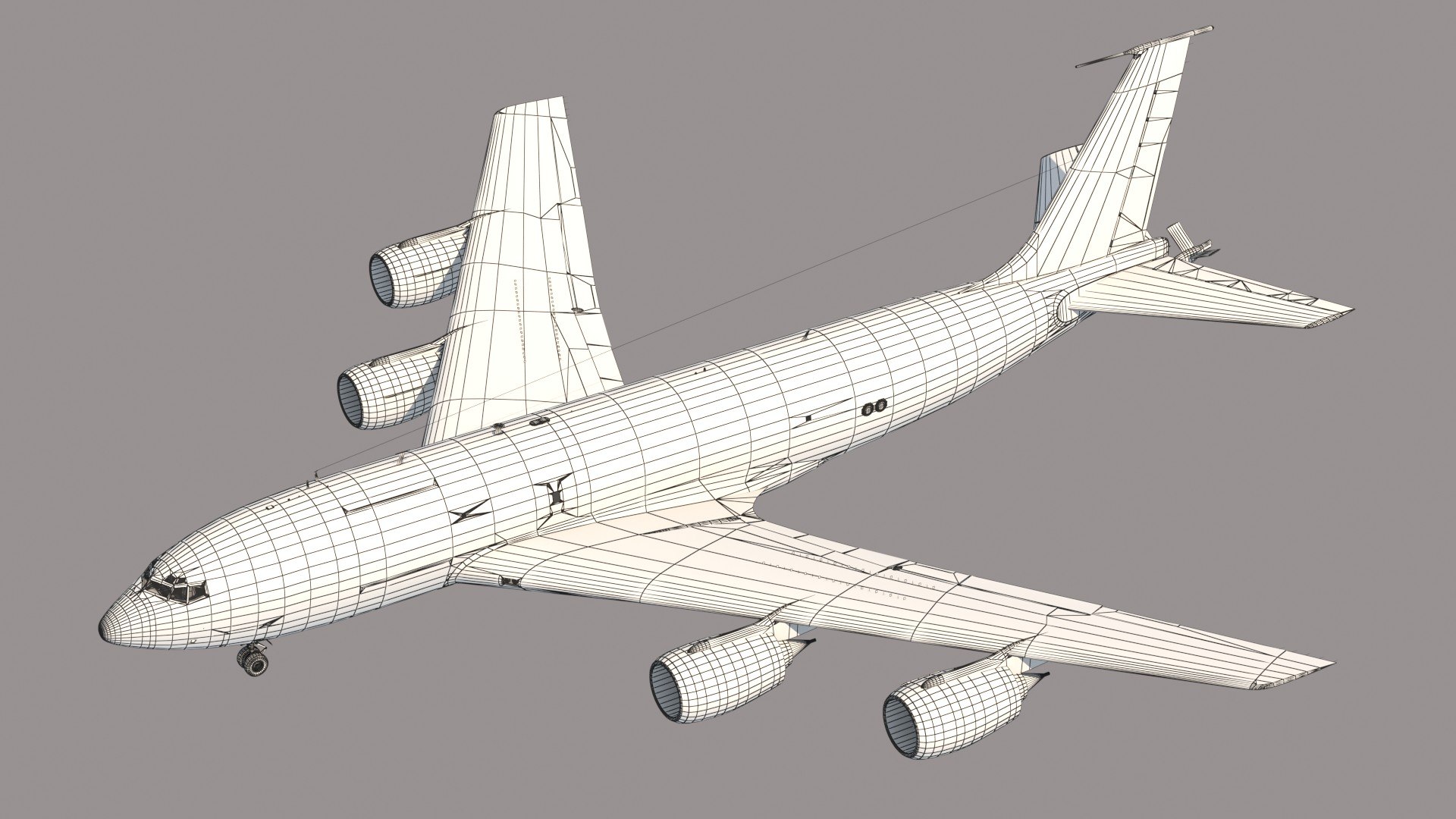 Boeing KC-135 Stratotanker 3D Model - TurboSquid 1871402