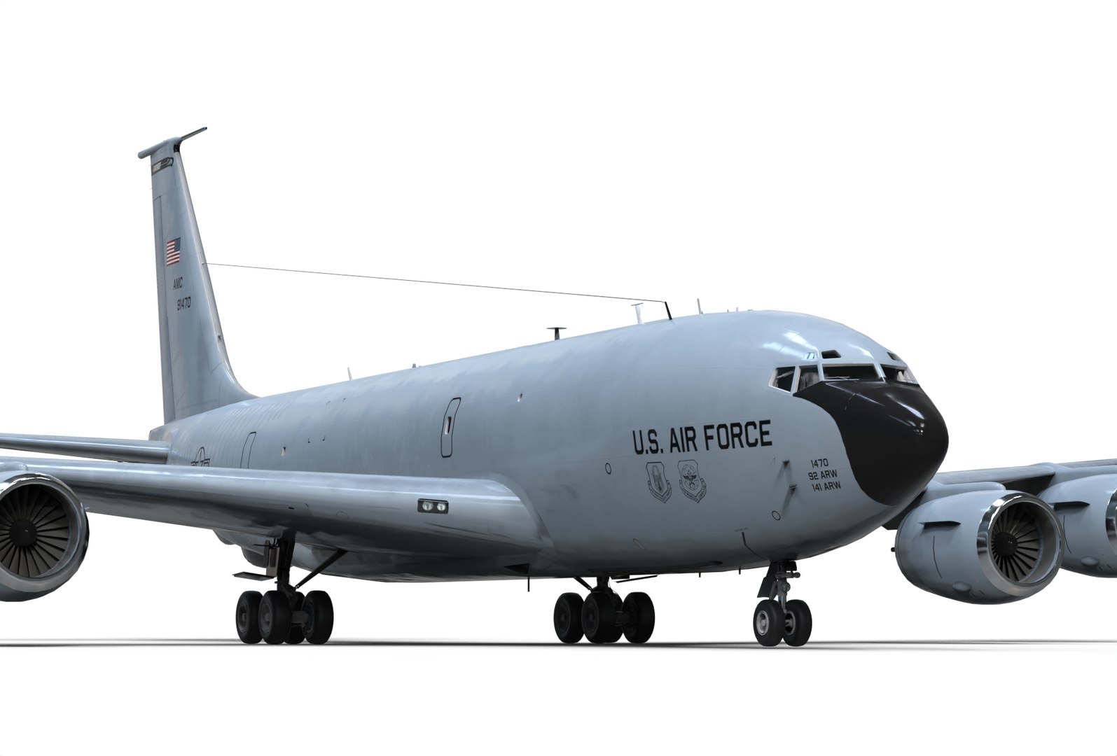 Boeing KC-135 Stratotanker 3D Model - TurboSquid 1871402