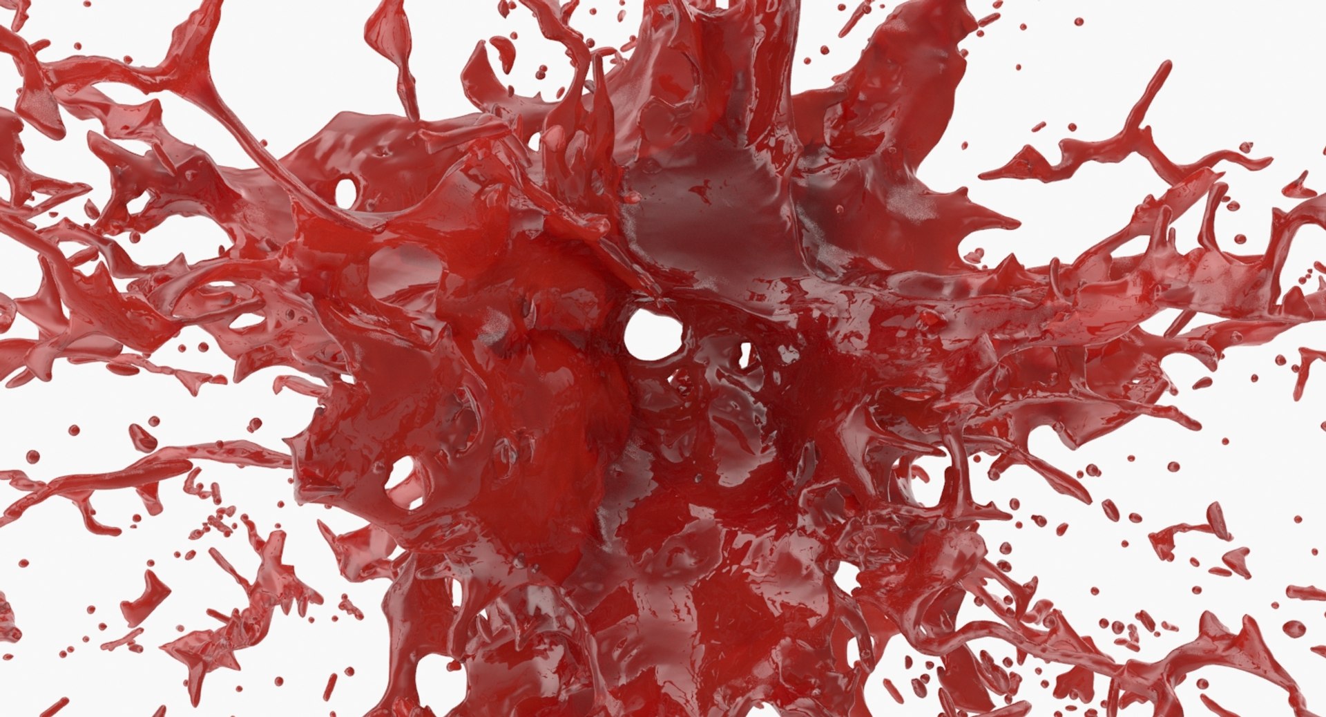 3D Blood Splash Model - TurboSquid 1232909