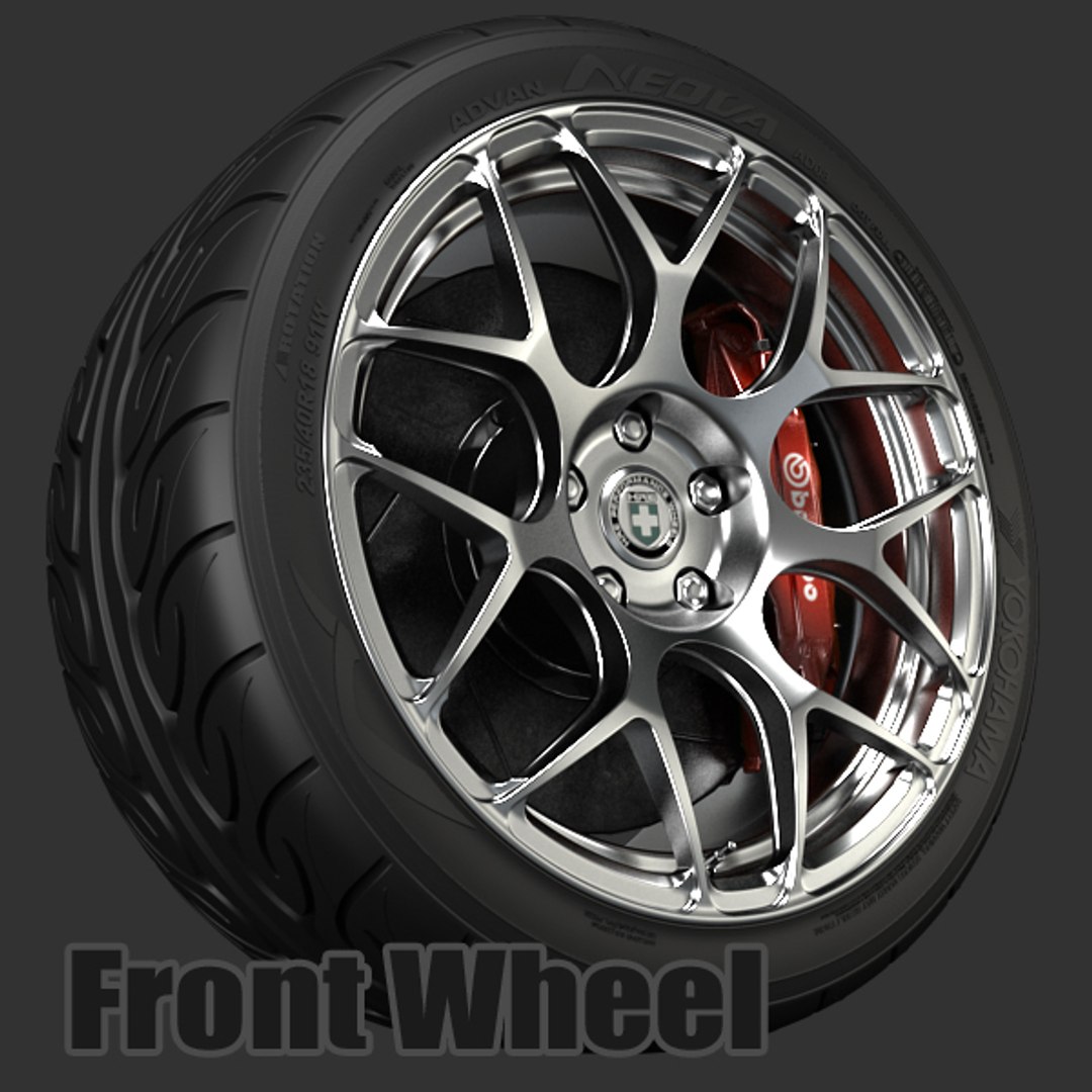 Hre P40s Wheel 3d Model