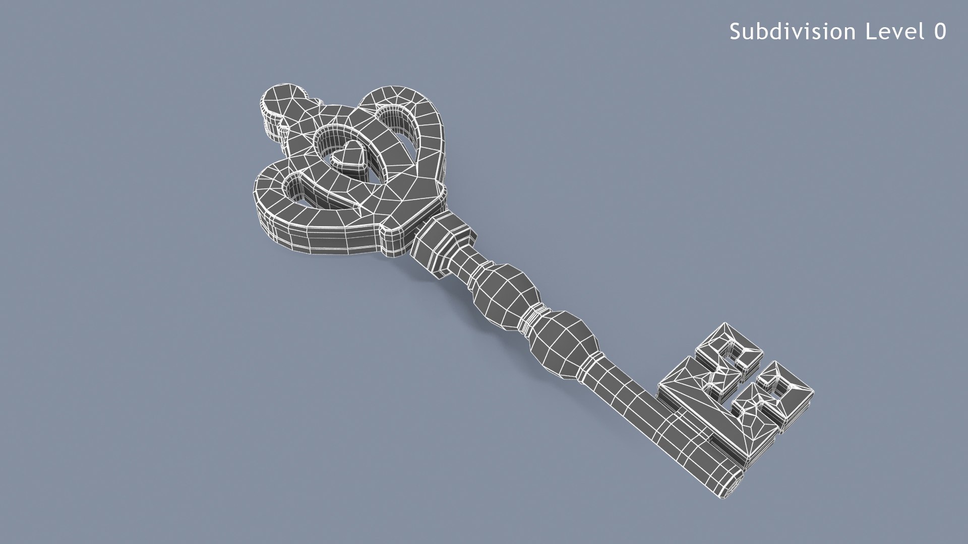 Key Silver 06 3D - TurboSquid 2005879