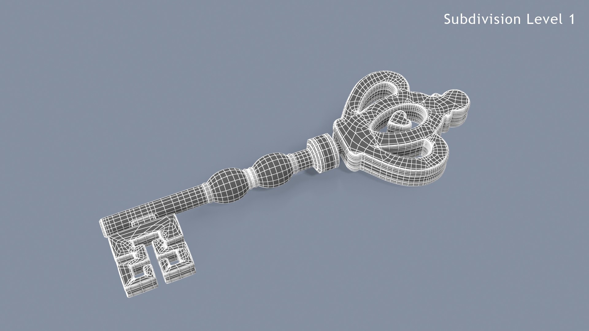 Key Silver 06 3D - TurboSquid 2005879