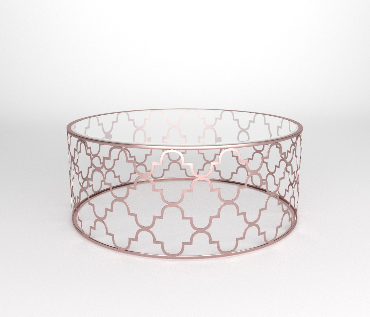 3D Copper Table Moroccan Pattern - TurboSquid 1406544