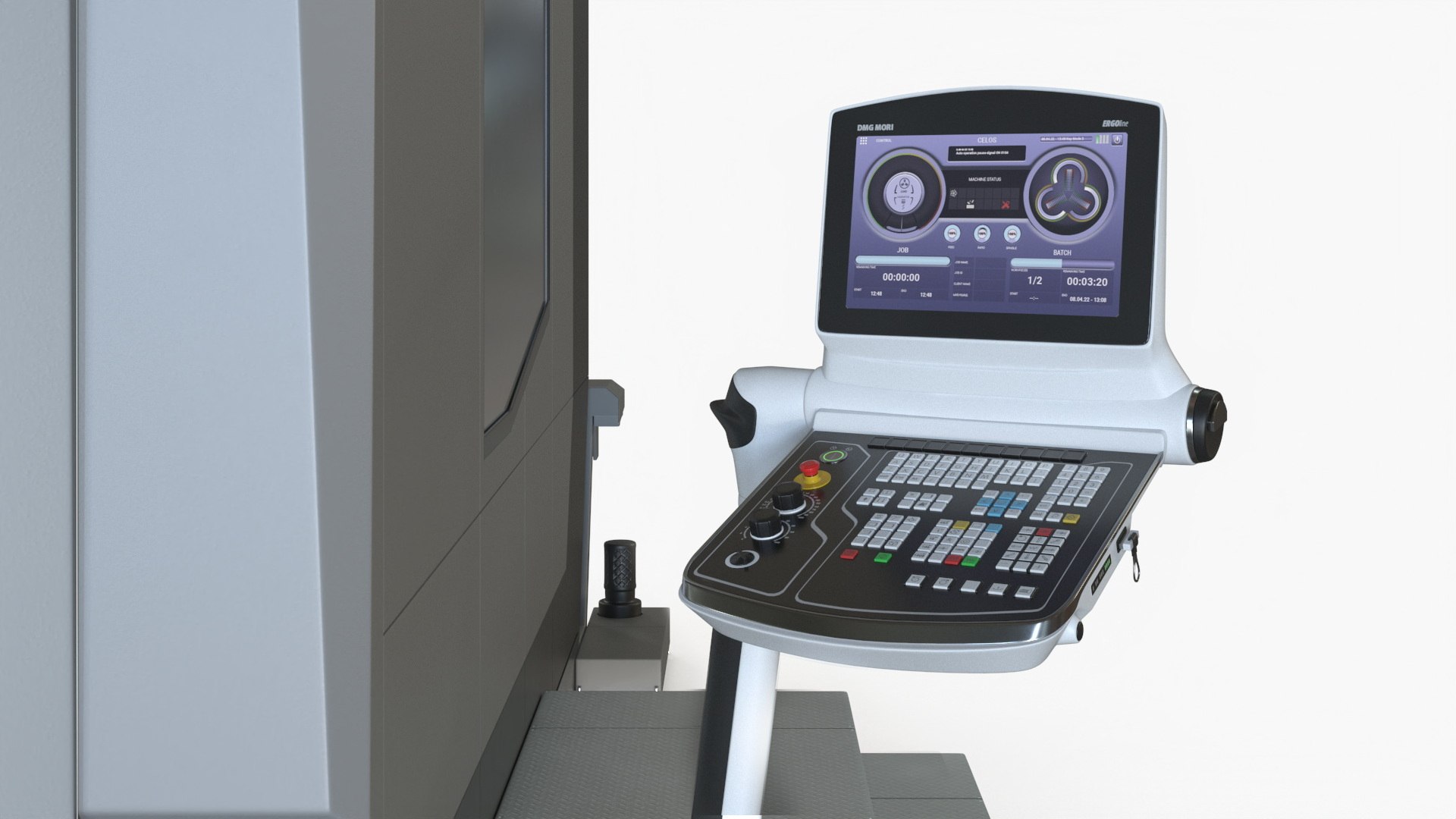 3D Industrial Gantry CNC Machine Model - TurboSquid 2287711