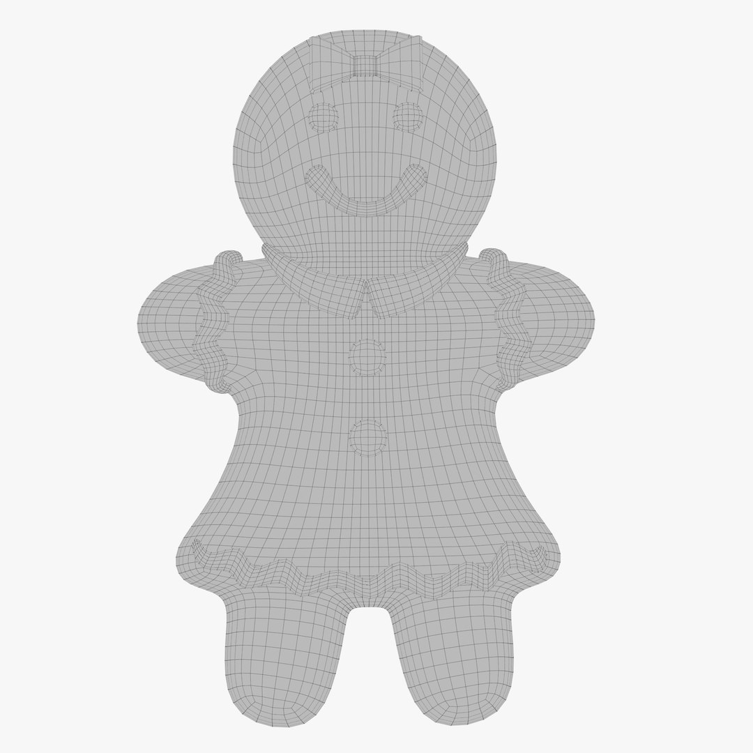 Gingerbread cookie ginger 3D model - TurboSquid 1325169