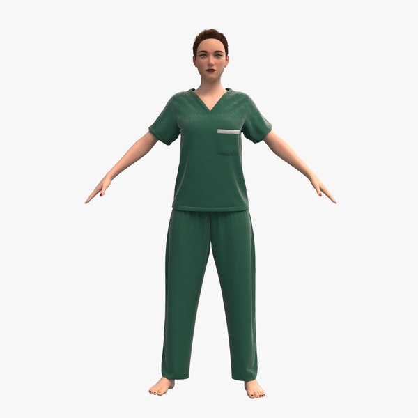 Medical Cloth 004 Female 03 PBR 8K 3D model - TurboSquid 1956258