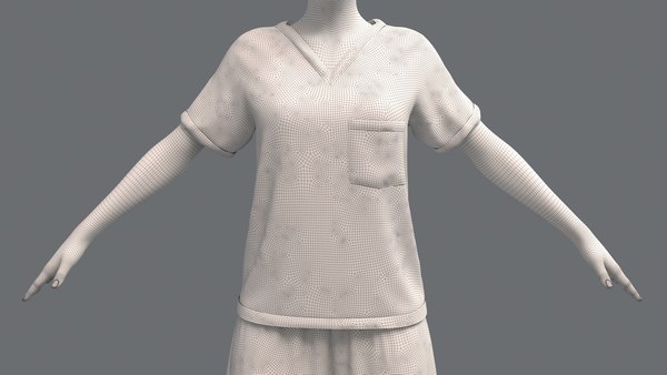 Medical Cloth 004 Female 03 PBR 8K 3D model - TurboSquid 1956258