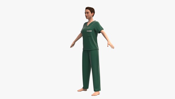 Medical Cloth 004 Female 03 PBR 8K 3D model - TurboSquid 1956258