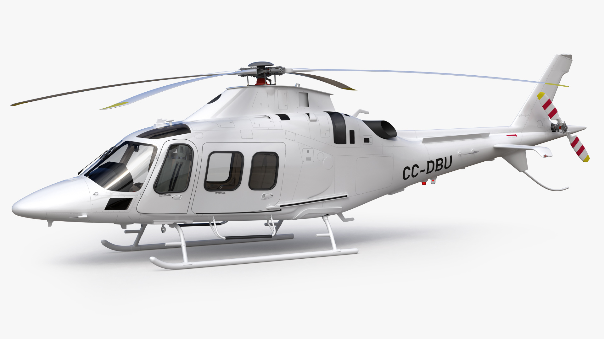 3D AgustaWestland Leonardo AW109 Trekker - TurboSquid 1715189