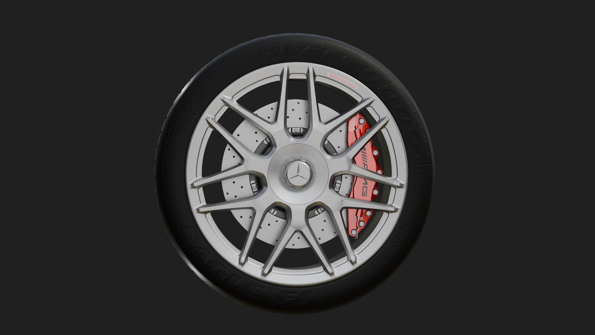 Disk AMG CLS Class W219 R19 3D Model - TurboSquid 2331891