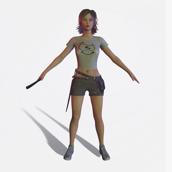 3D модель Jenni Girl Rigged - TurboSquid 1792002