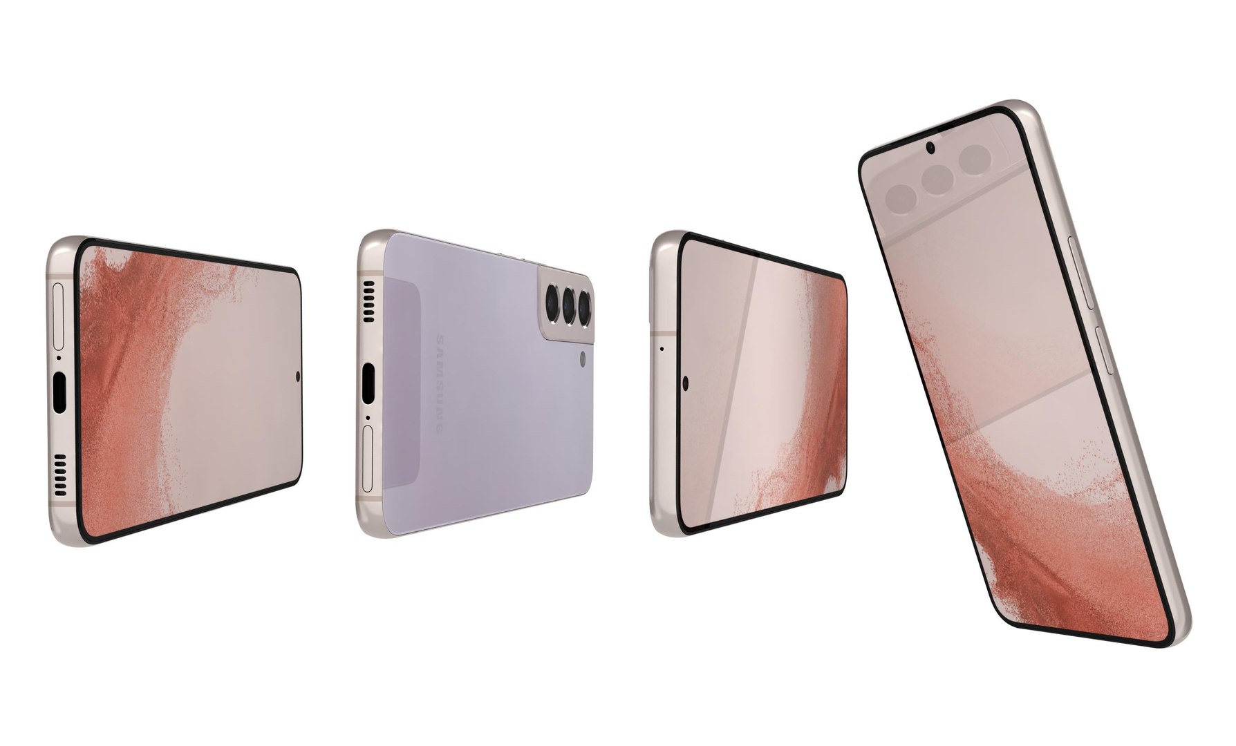 Samsung Galaxy S22 Violet 3D Model - TurboSquid 1870594