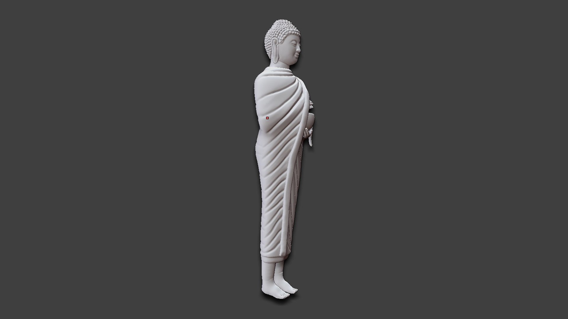Asian Buddha Stand Act3 Model - TurboSquid 2309795