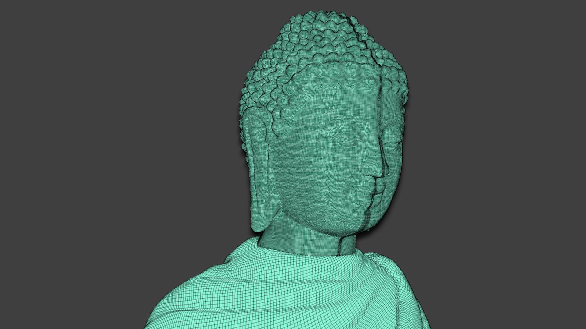 Asian Buddha Stand Act3 Model - TurboSquid 2309795