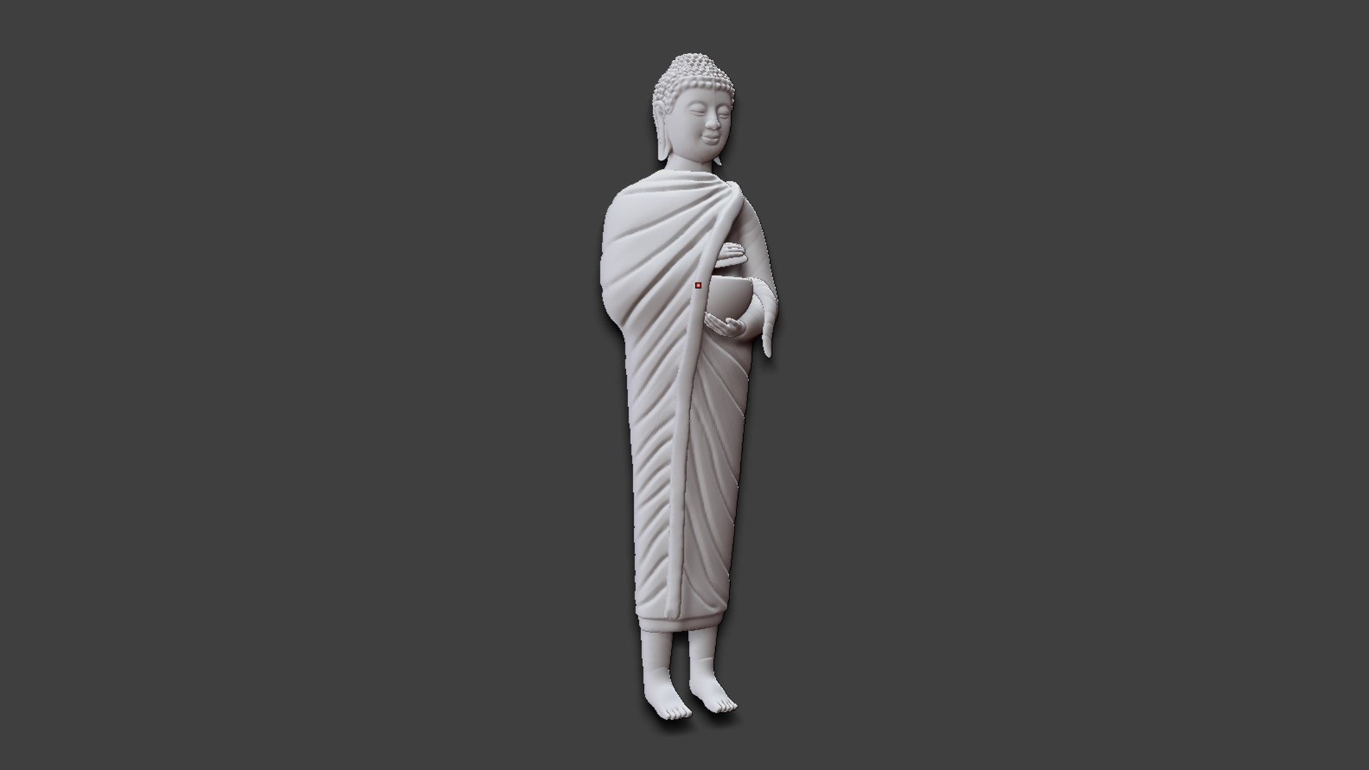 Asian Buddha Stand Act3 Model - TurboSquid 2309795