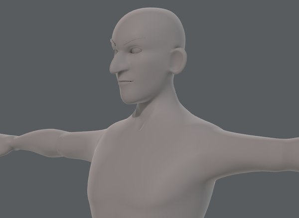 3D base mesh man character model - TurboSquid 1409591