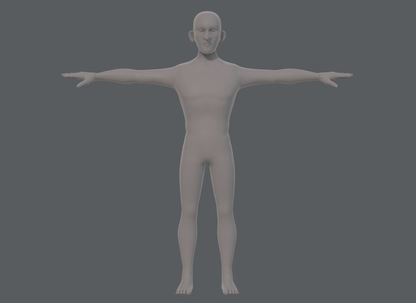 3D base mesh man character model - TurboSquid 1409591