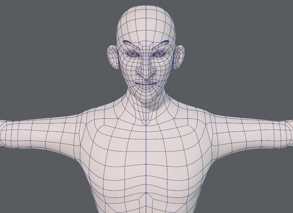 3D base mesh man character model - TurboSquid 1409591