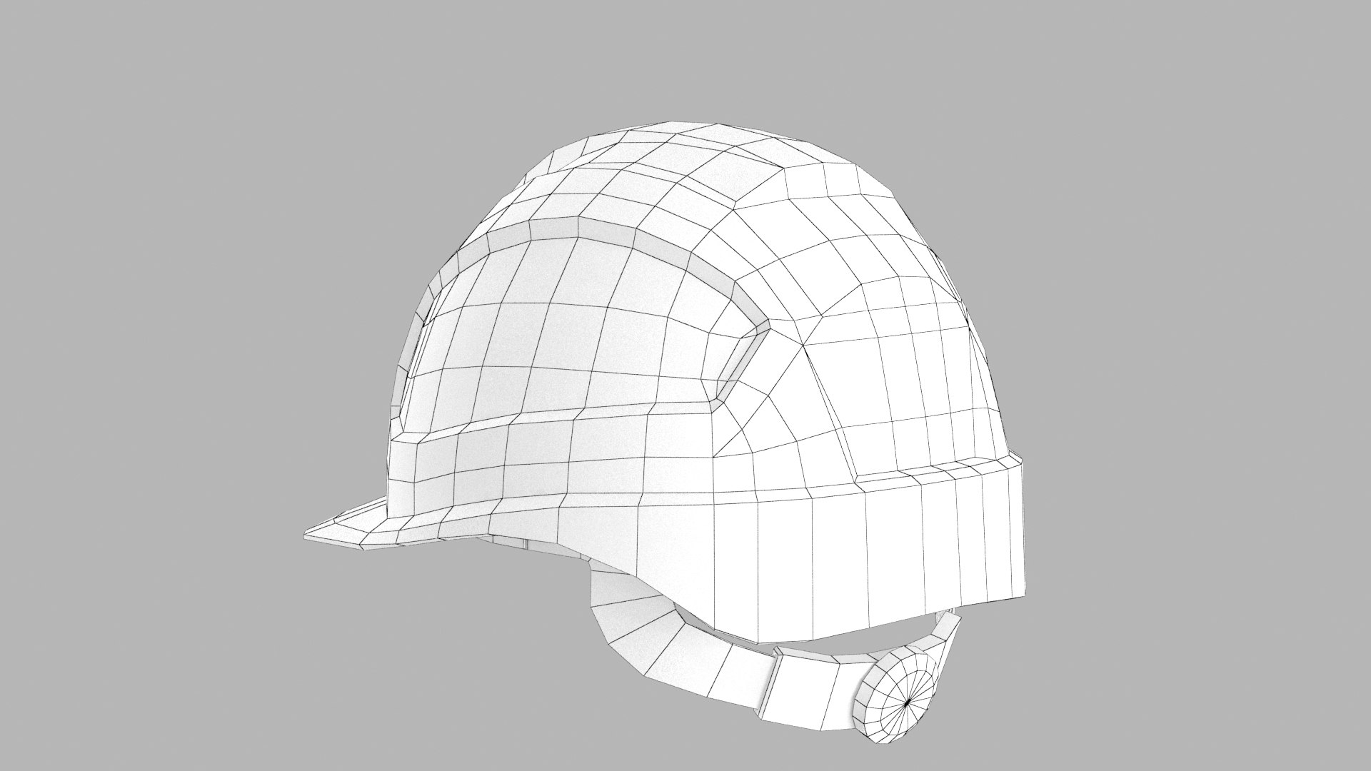 3D Safety Helmet Low-poly Model - TurboSquid 2346885