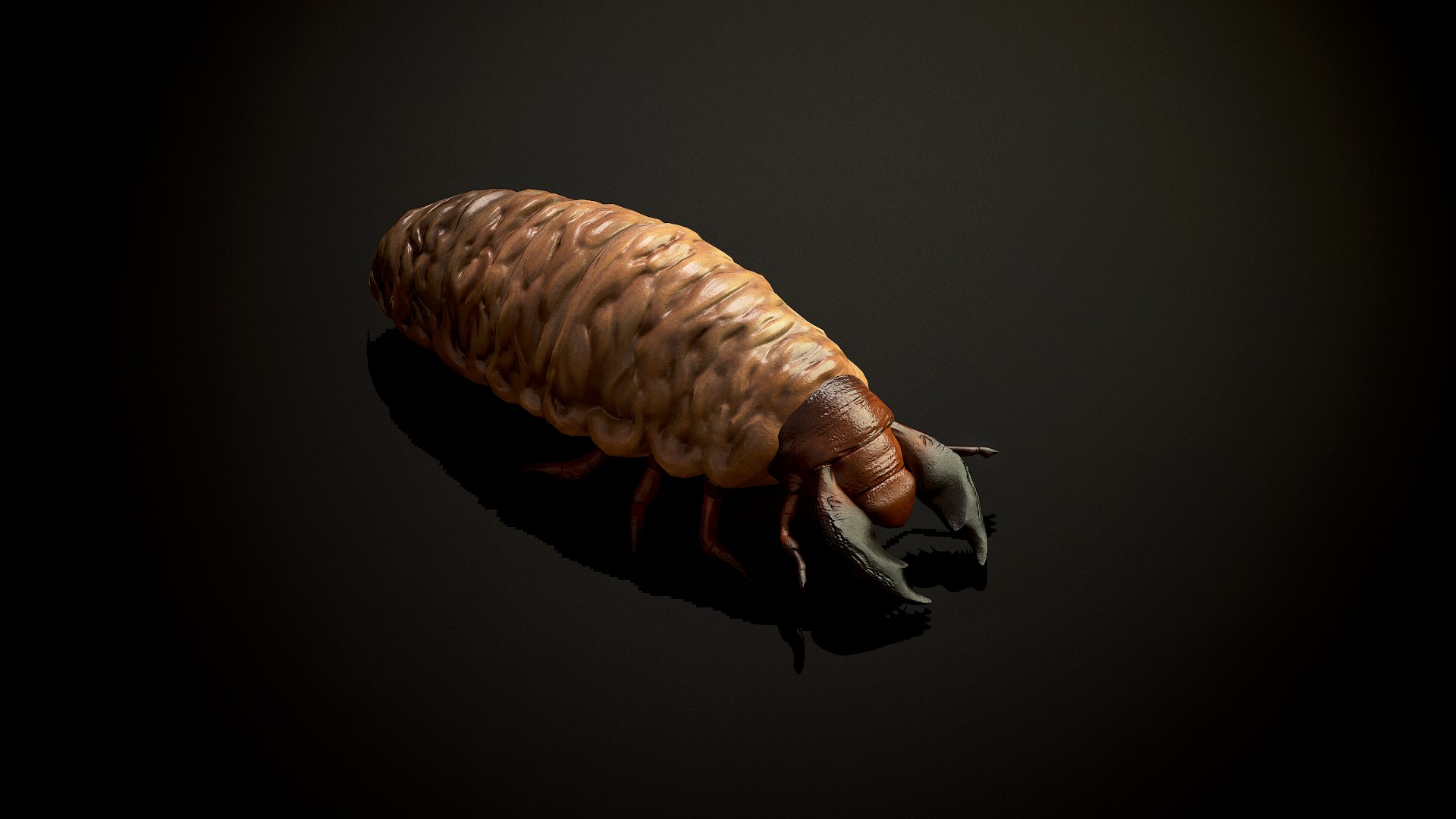 Larva Insect2 3D Model - TurboSquid 2248729