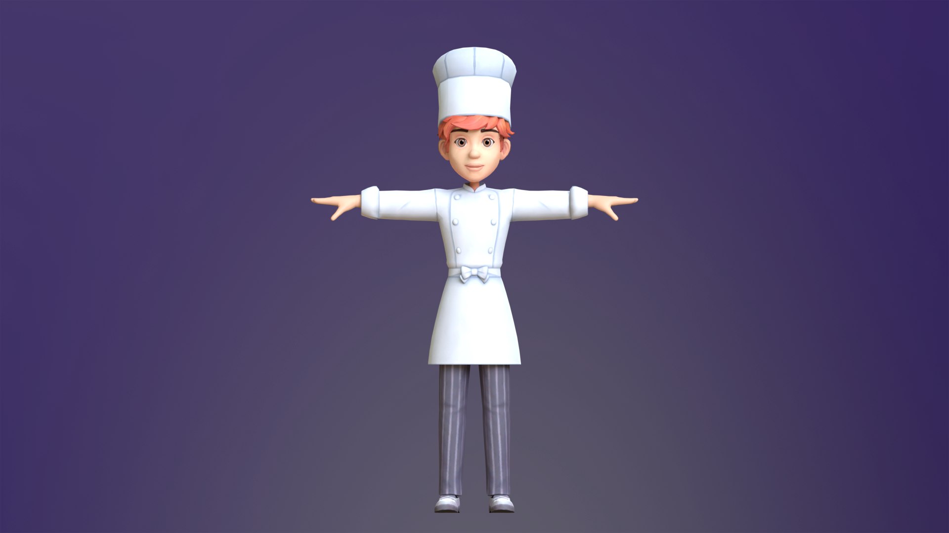 Character Man Cook 3D Model - TurboSquid 1675291