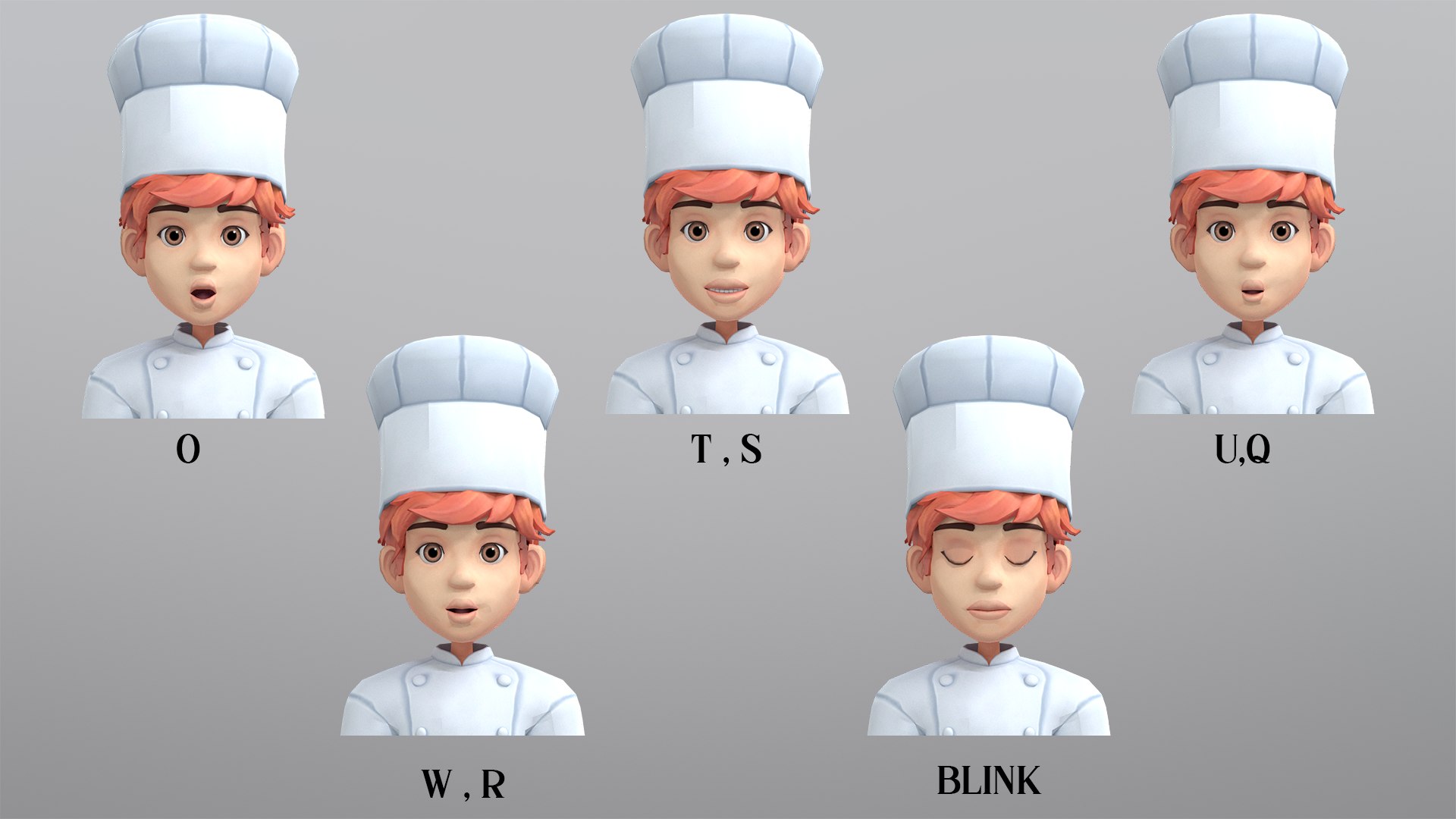 Character Man Cook 3D Model - TurboSquid 1675291