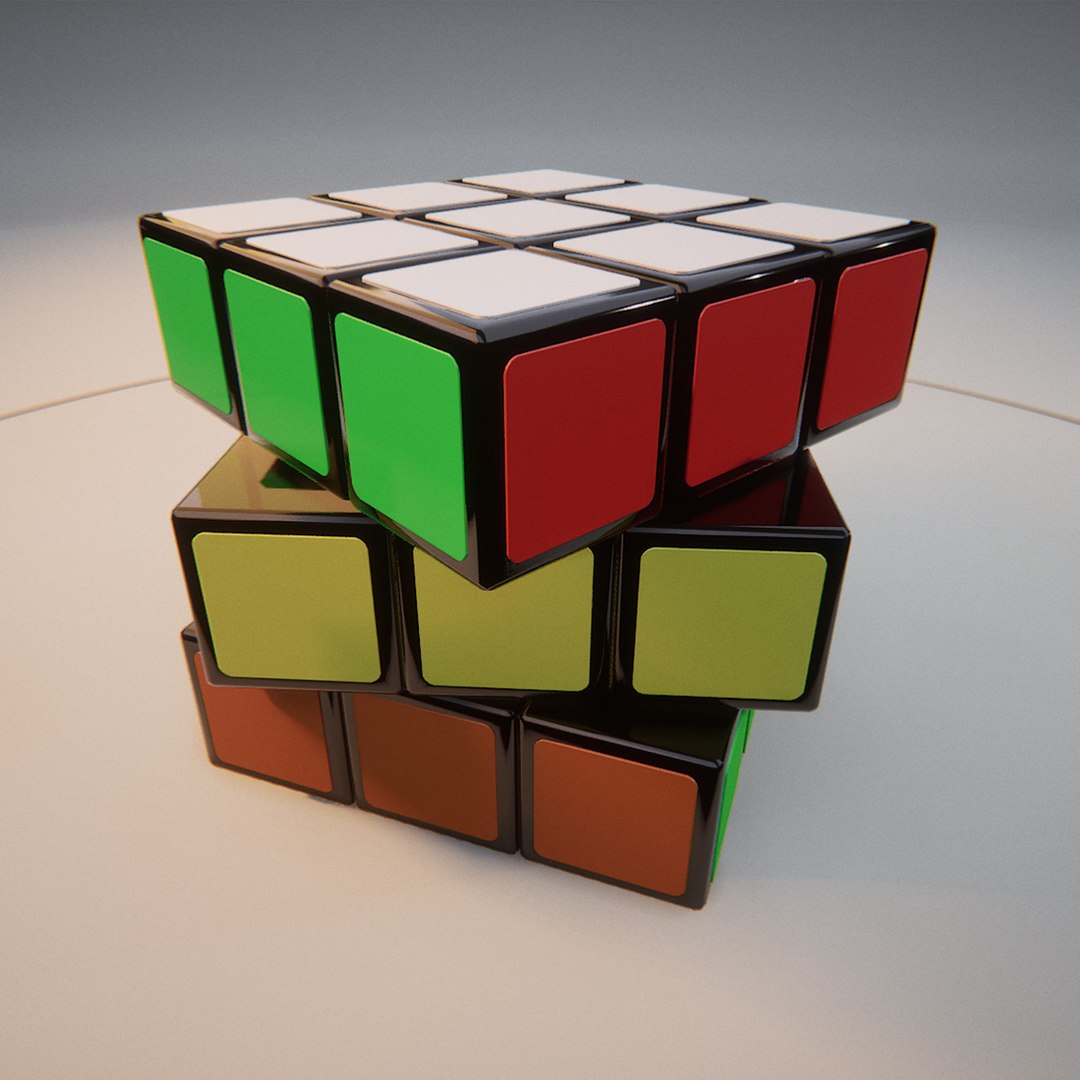 3D Model Rubik S Cube - TurboSquid 1487793