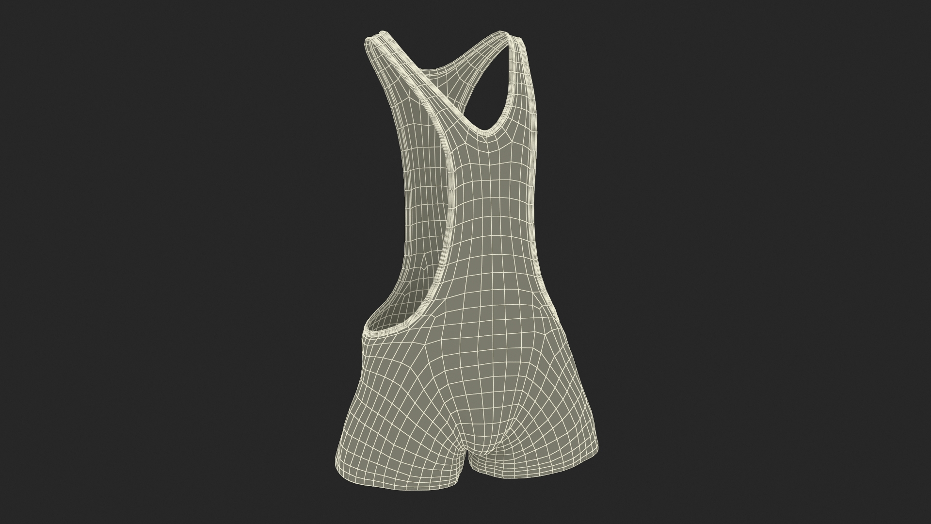 3D Wrestling Singlet Asics - TurboSquid 2313992