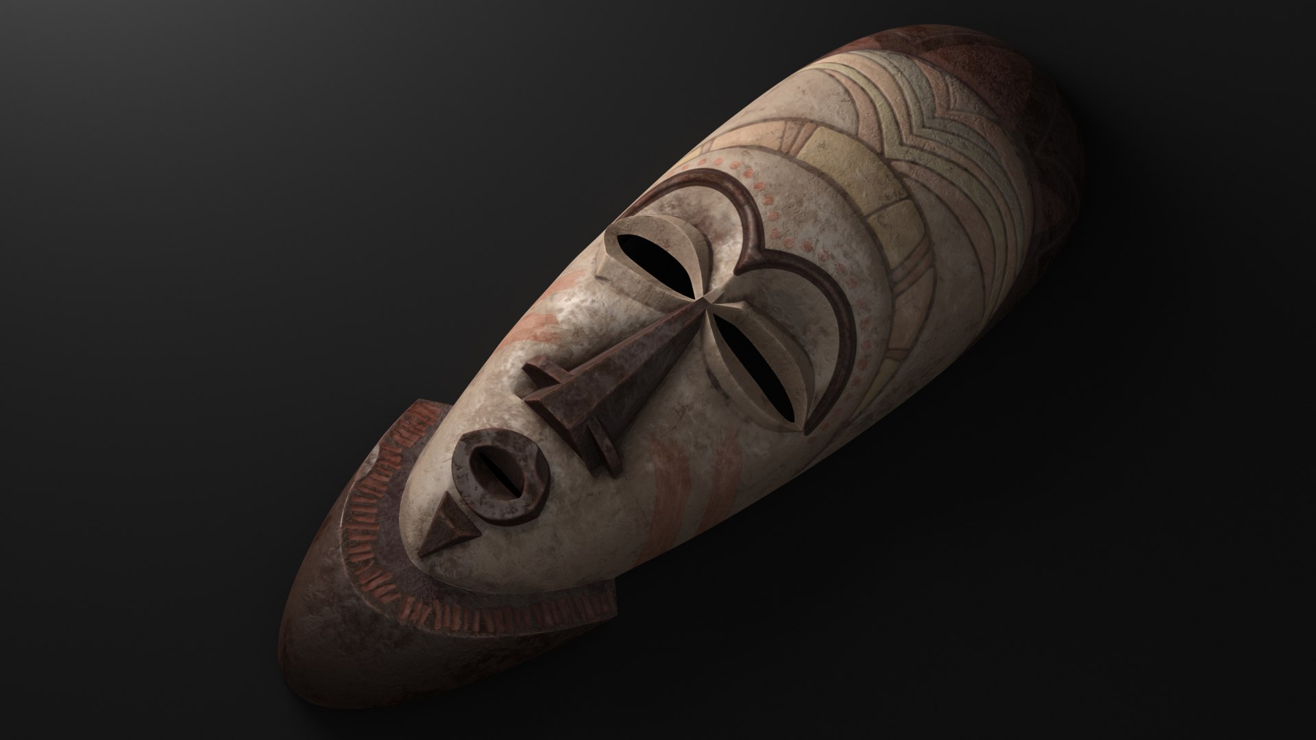 African Mask 3D Model - TurboSquid 2269115