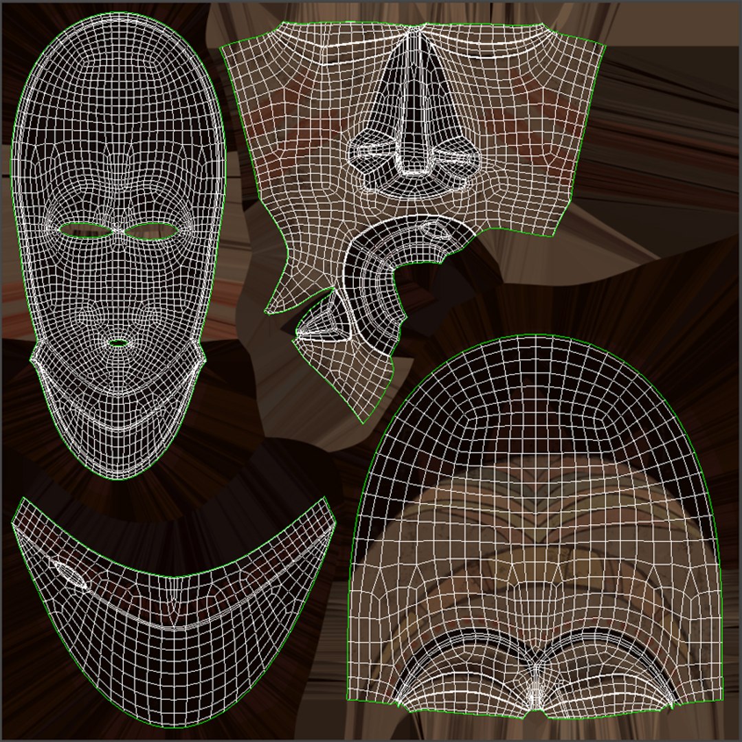African Mask 3D Model - TurboSquid 2269115
