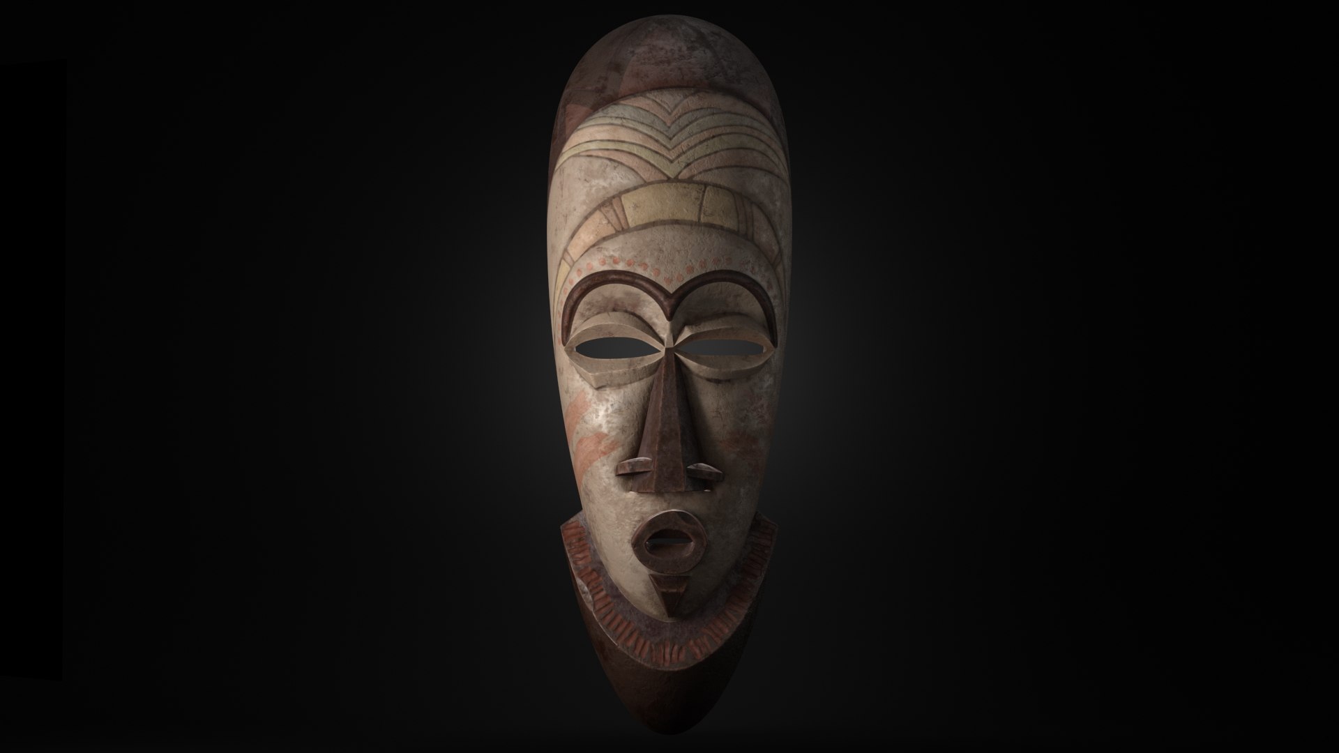 African Mask 3D Model - TurboSquid 2269115