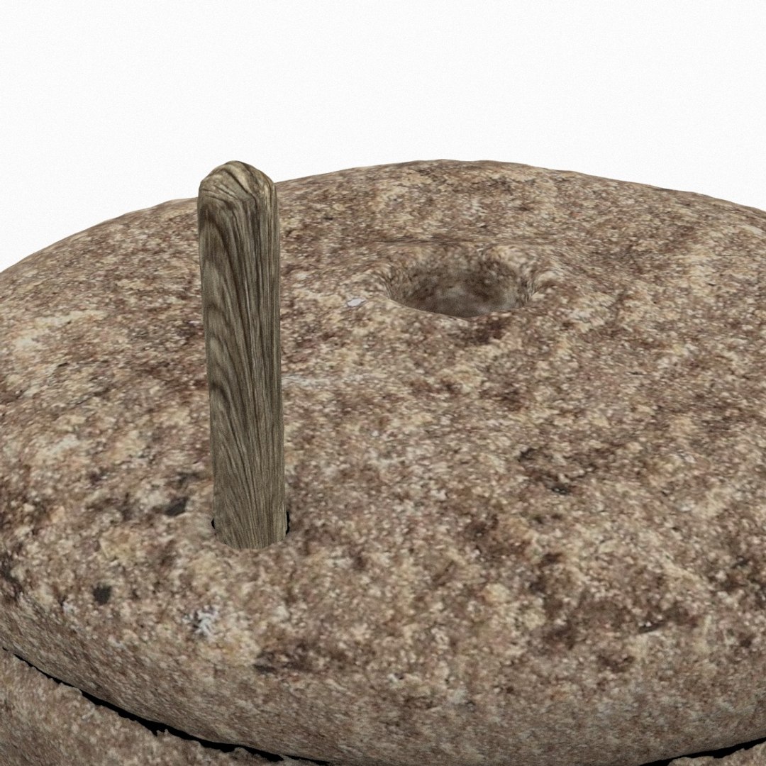 3d Medieval Grain Grinder