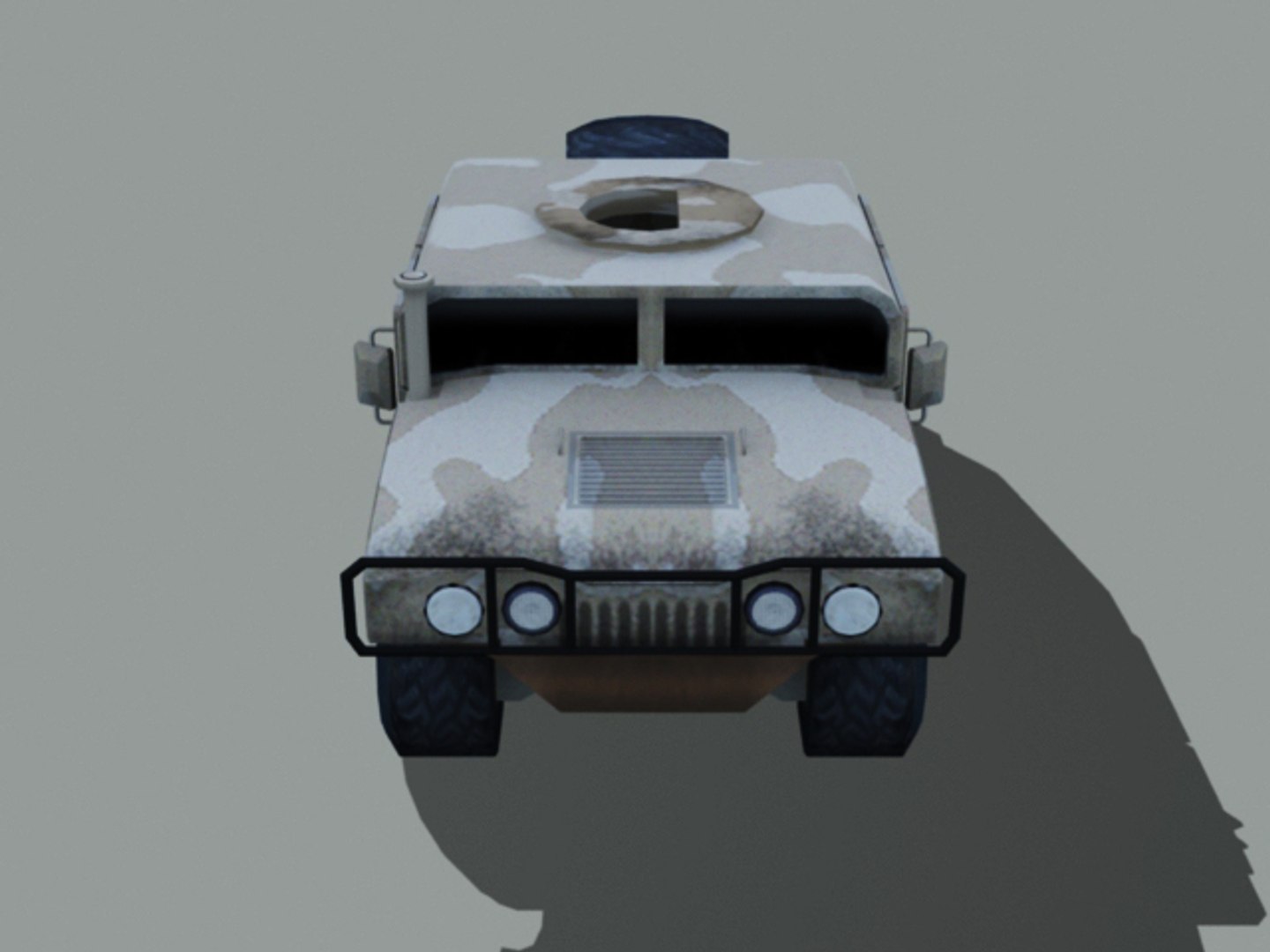 3d military humvee model