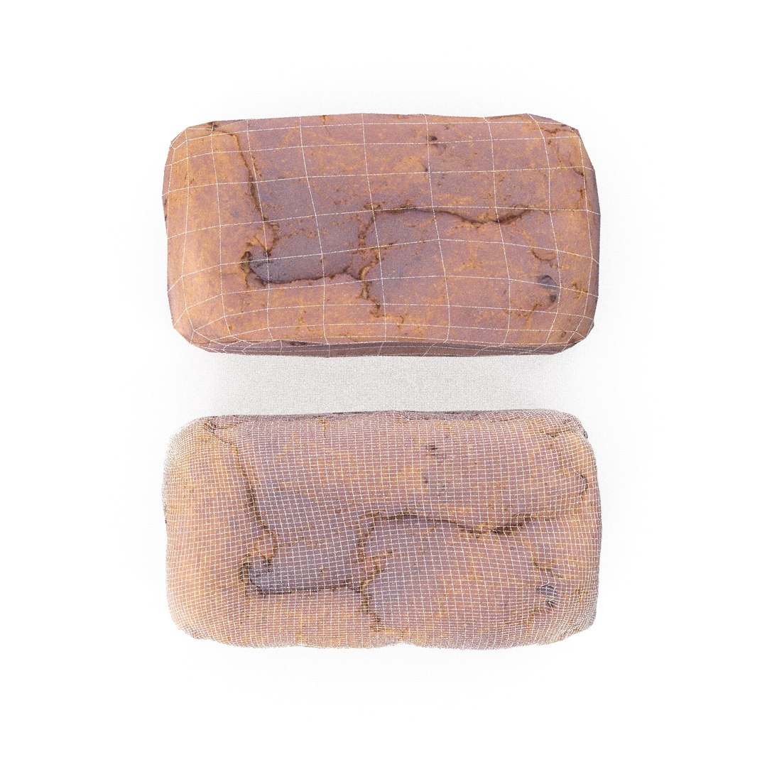 3D Model Malt Loaf - TurboSquid 1257826