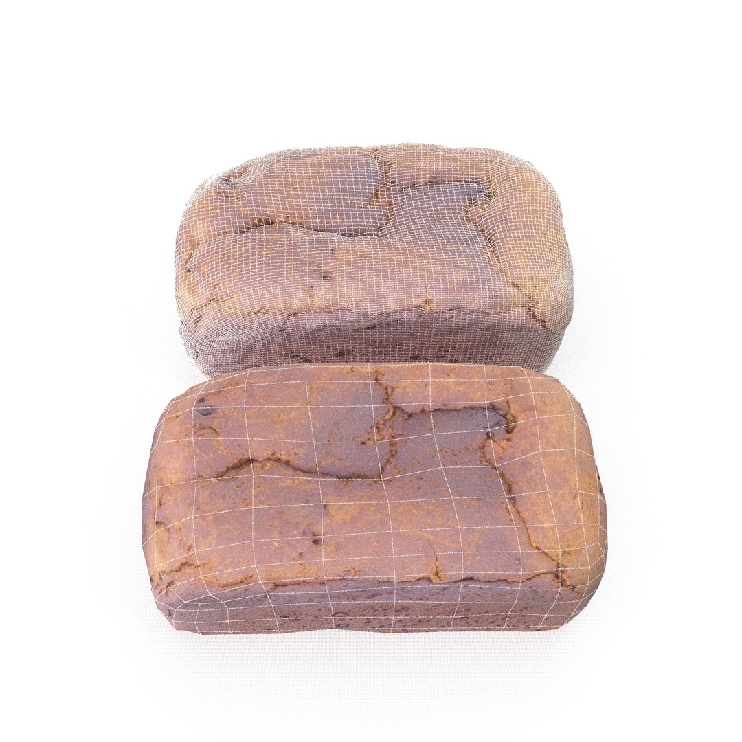 3D Model Malt Loaf - TurboSquid 1257826