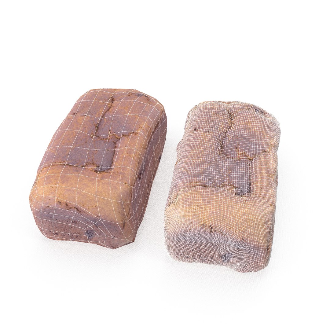 3D Model Malt Loaf - TurboSquid 1257826