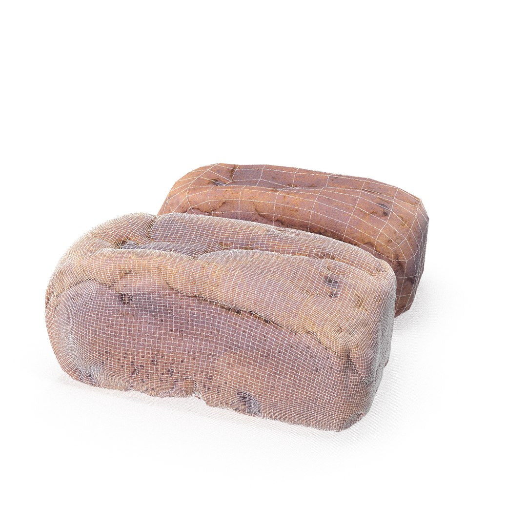 3D Model Malt Loaf - TurboSquid 1257826