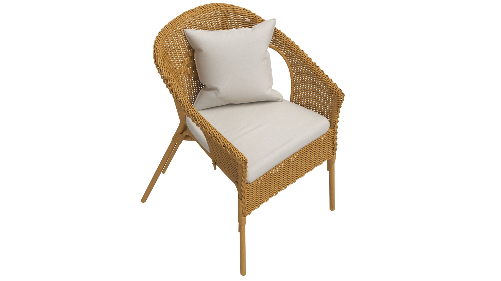 IKEA Agen Chair With Cushion 3D Model - TurboSquid 2143306