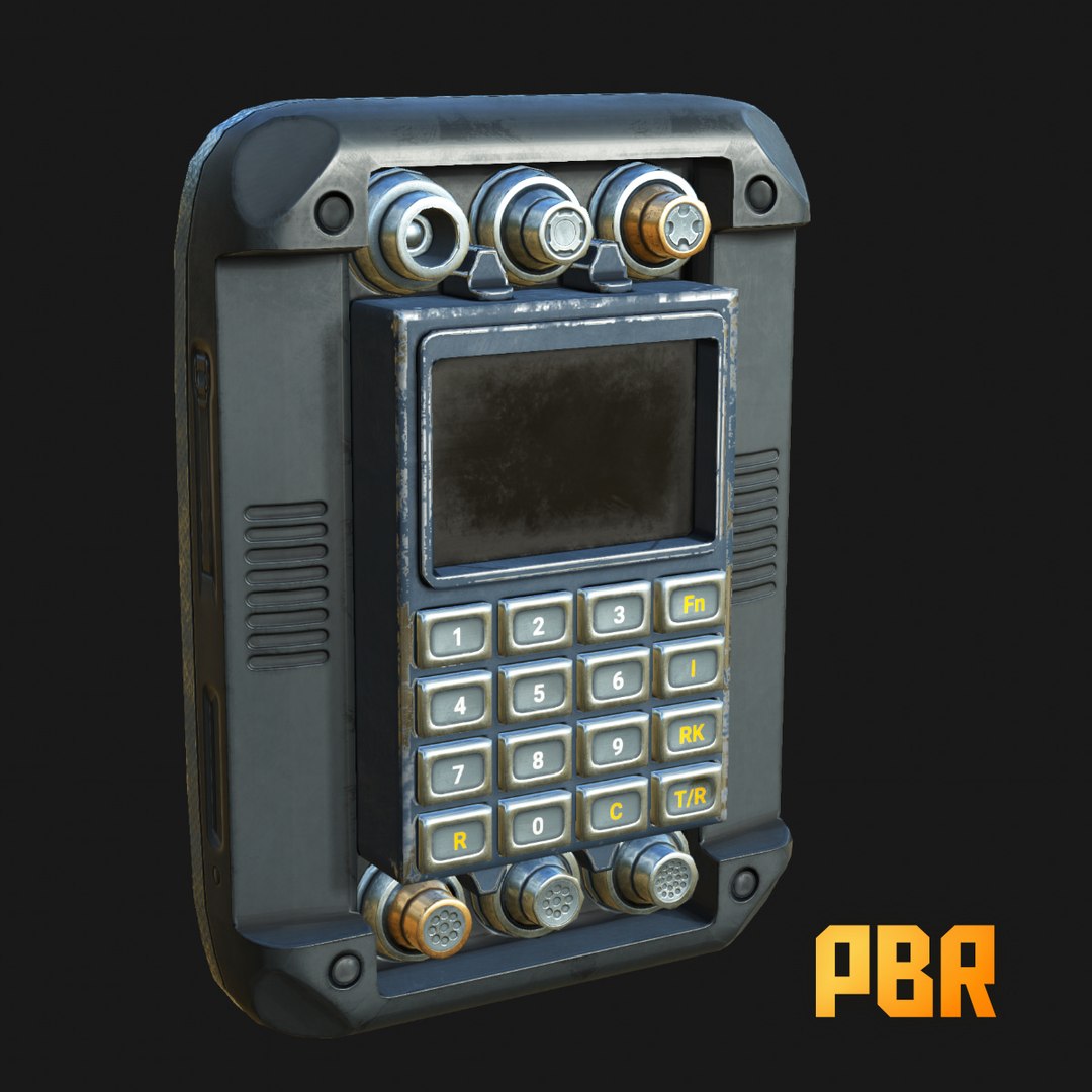 3D Military Scrambler Device Decryptor - TurboSquid 1279908