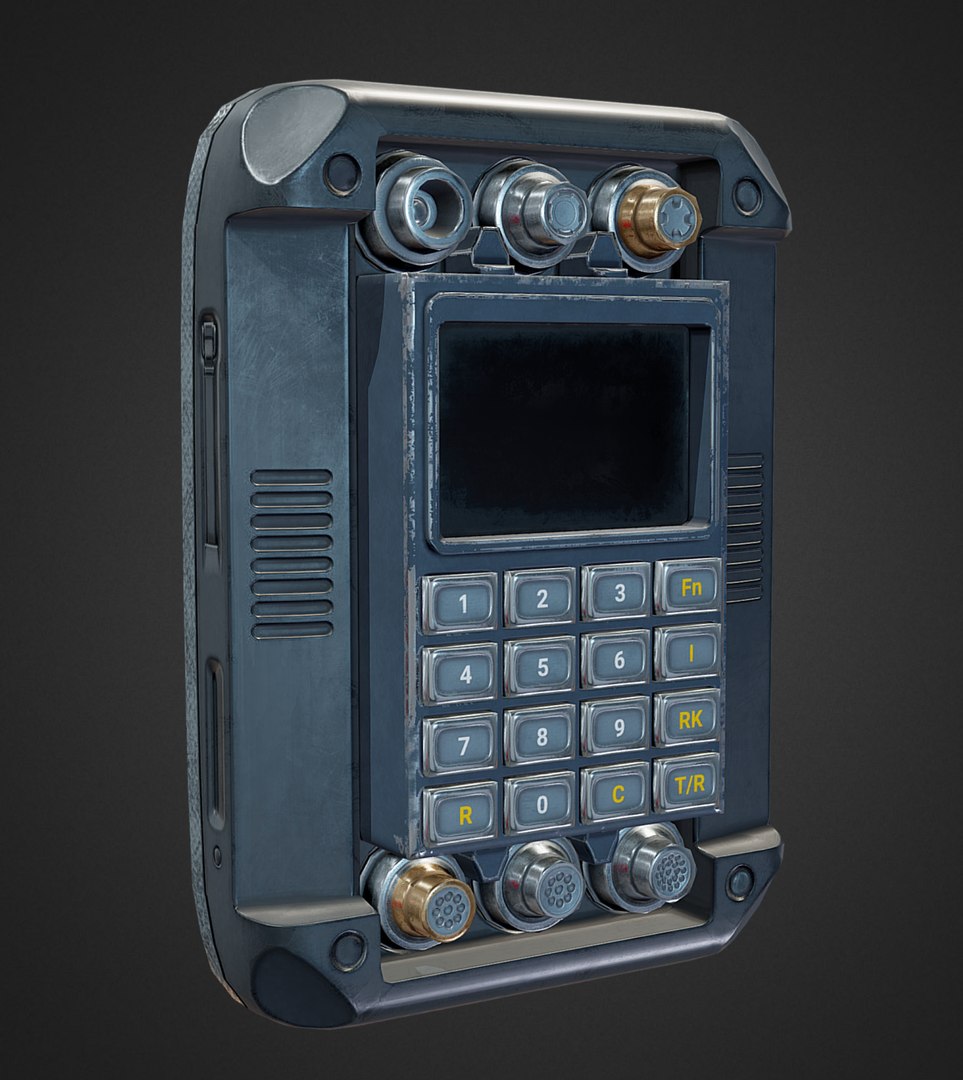 3D Military Scrambler Device Decryptor - TurboSquid 1279908