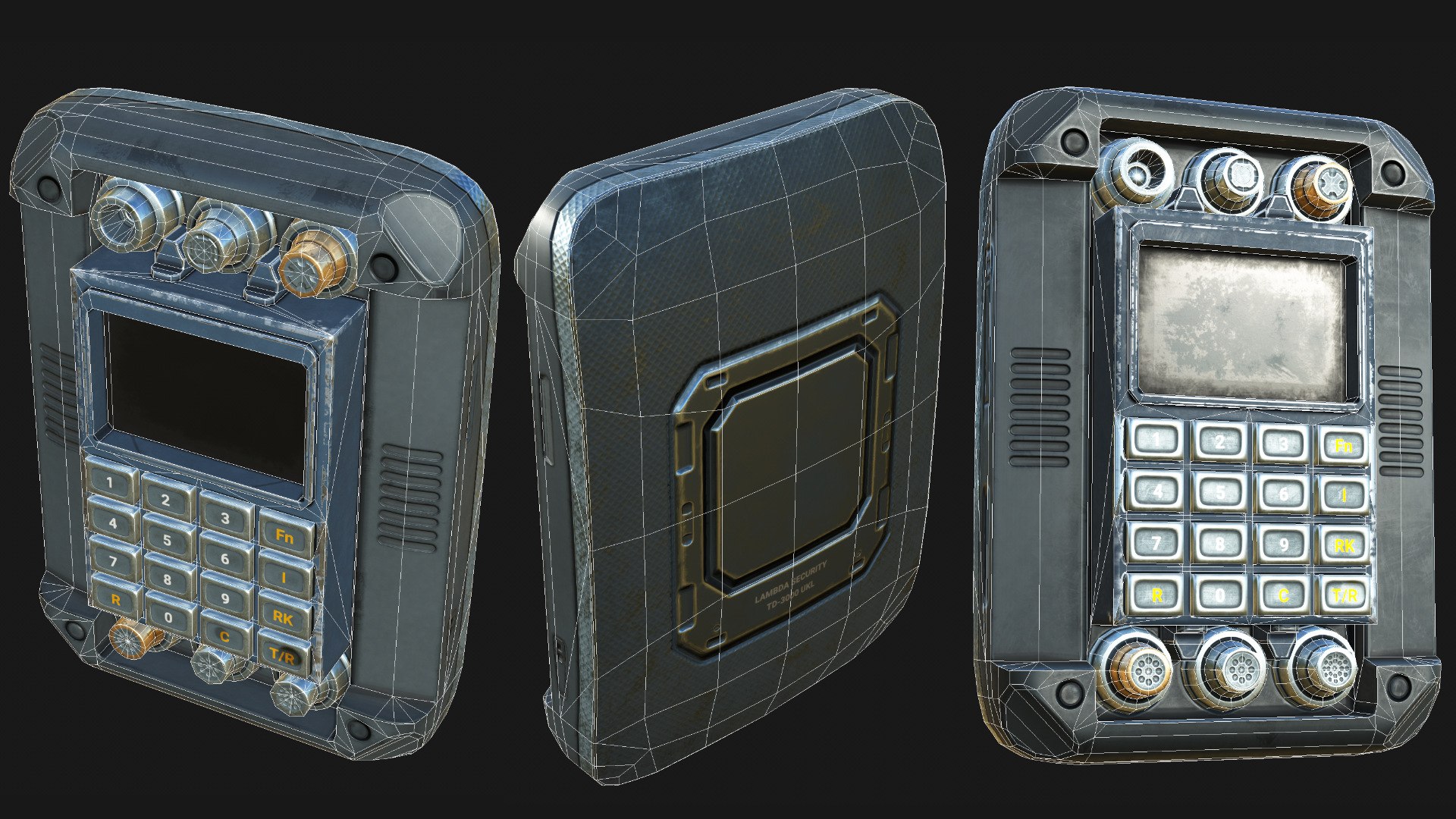 3D Military Scrambler Device Decryptor - TurboSquid 1279908