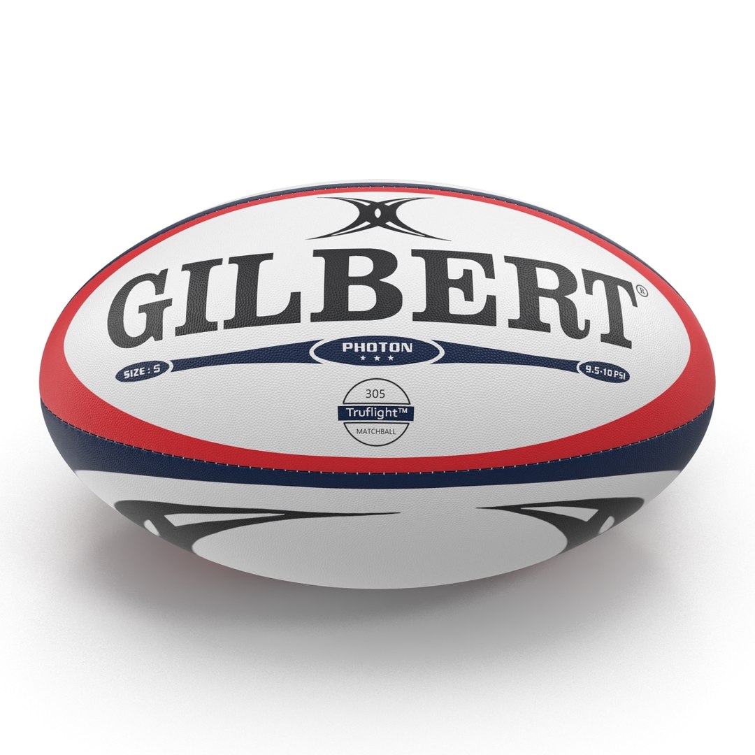 3d Model Rugby Ball Gilbert