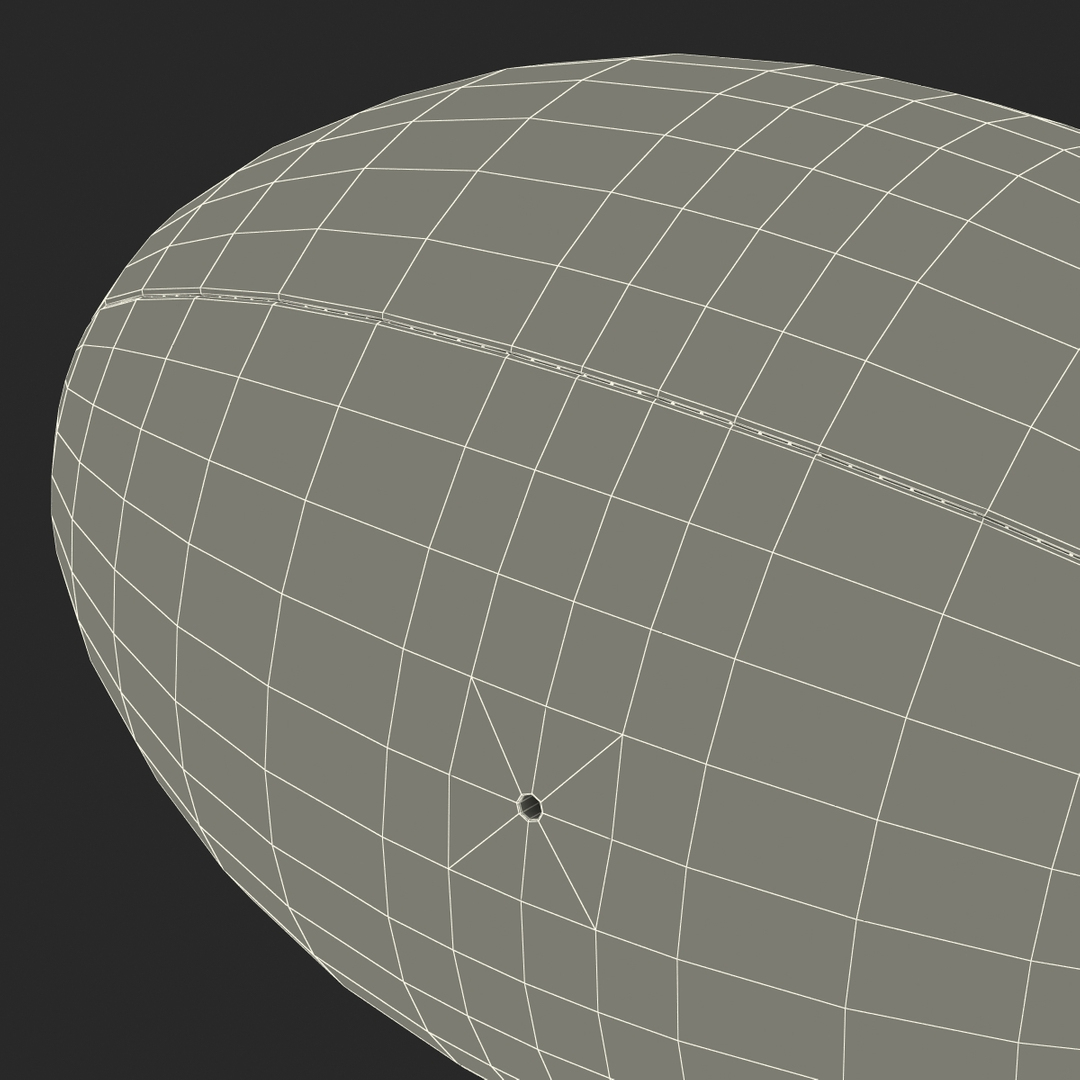 3d model rugby ball gilbert