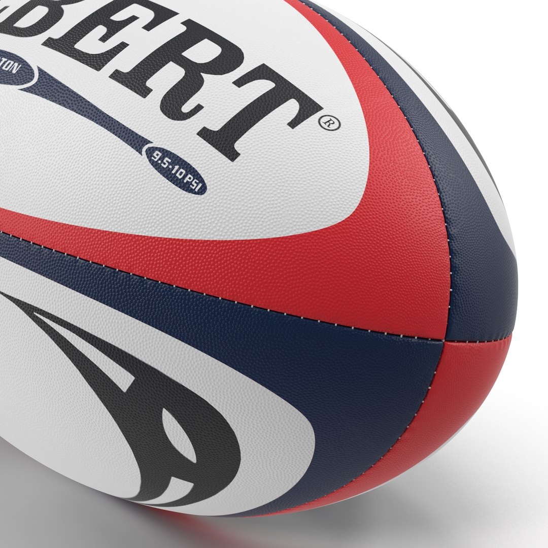 3d Model Rugby Ball Gilbert