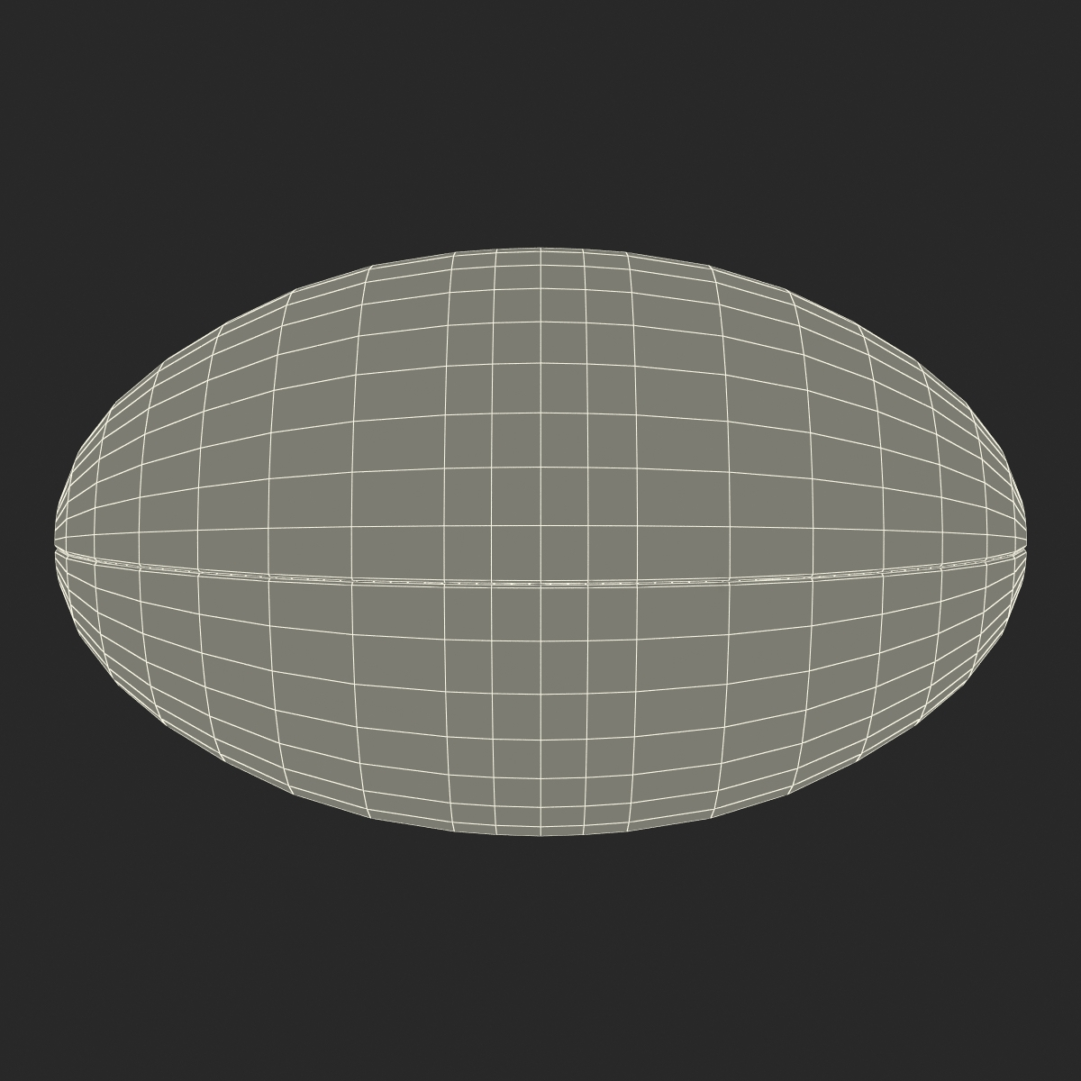 3d model rugby ball gilbert