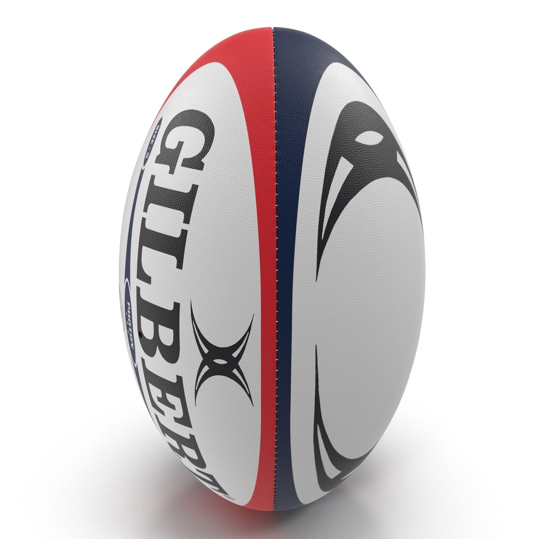 3d Model Rugby Ball Gilbert