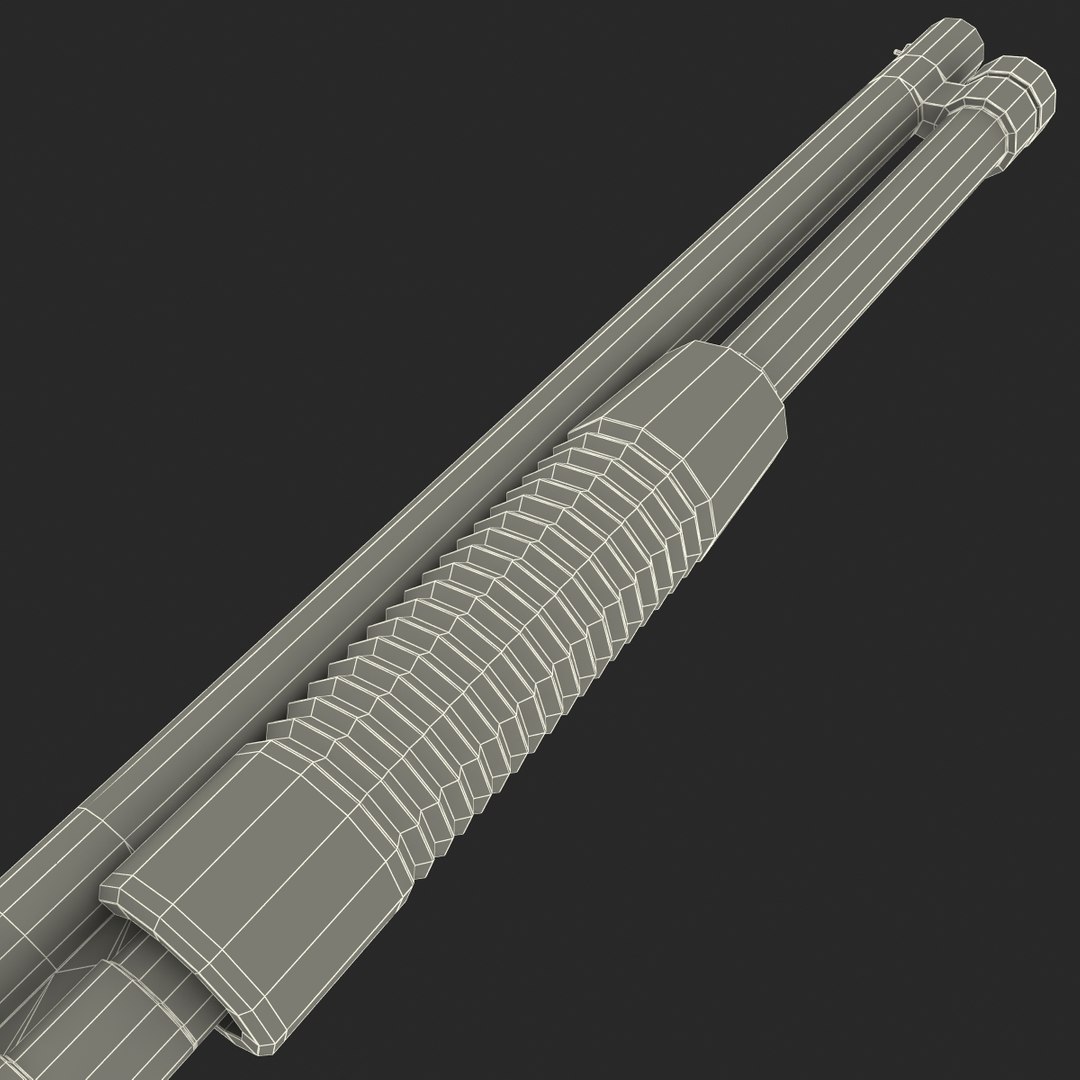 3d Shotgun Mossberg 500a Cruiser