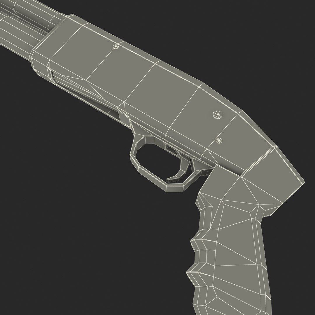 3d Shotgun Mossberg 500a Cruiser