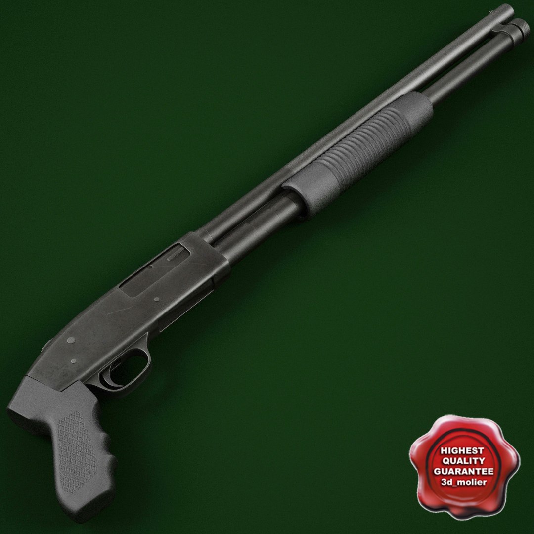 3d Shotgun Mossberg 500a Cruiser