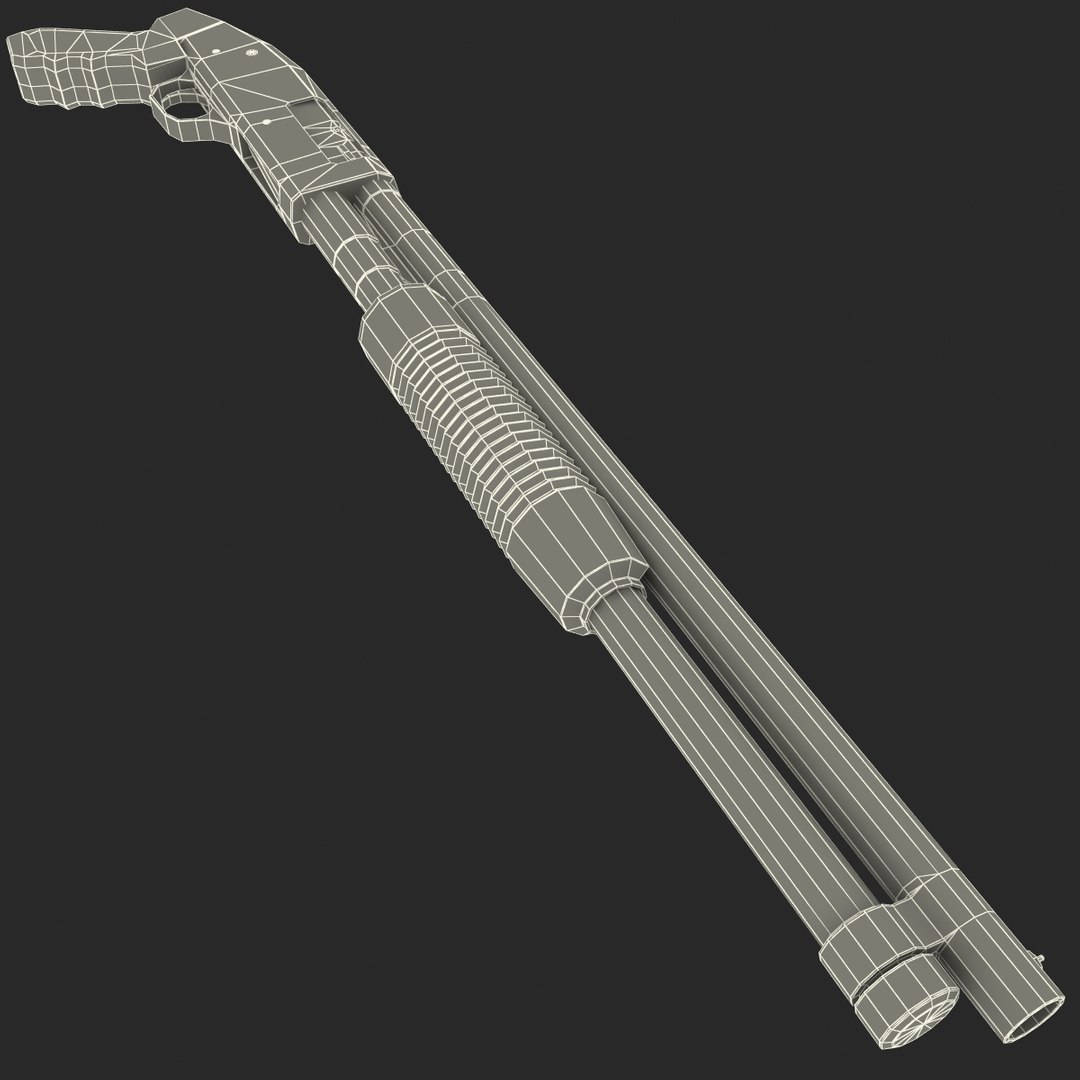 3d Shotgun Mossberg 500a Cruiser